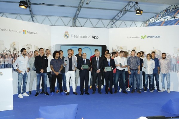 El Real Madrid presenta su nueva app desarrollada por Microsoft