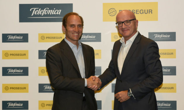 Telefónica se queda con el 50% del negocio de alarmas de Prosegur