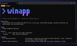 Microsoft winapp para desarrollo de aplicaciones de Windows